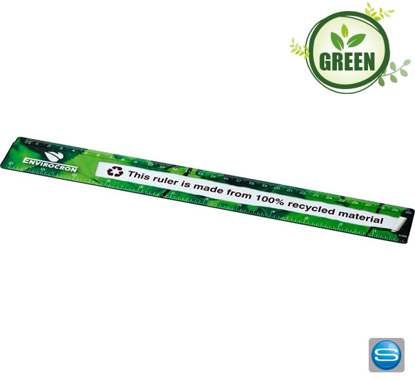 Recycling-Lineal mit eigenem Motiv