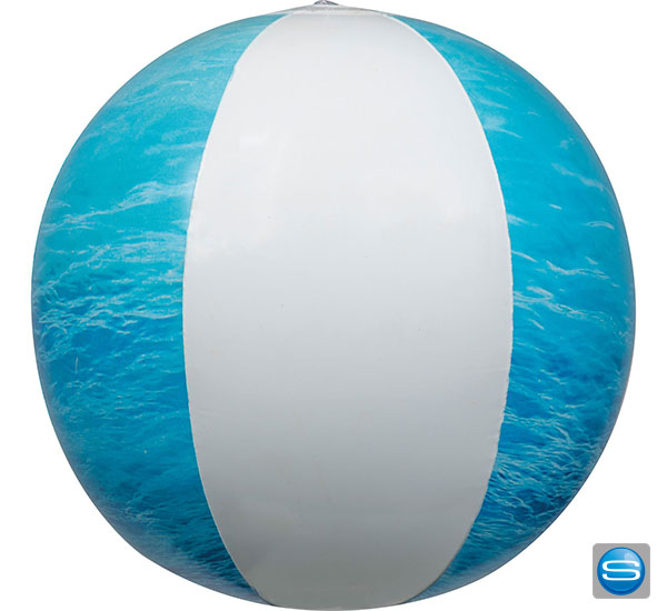 Bedruckbarer Strandball in Meeroptik mit Ihrem Logo