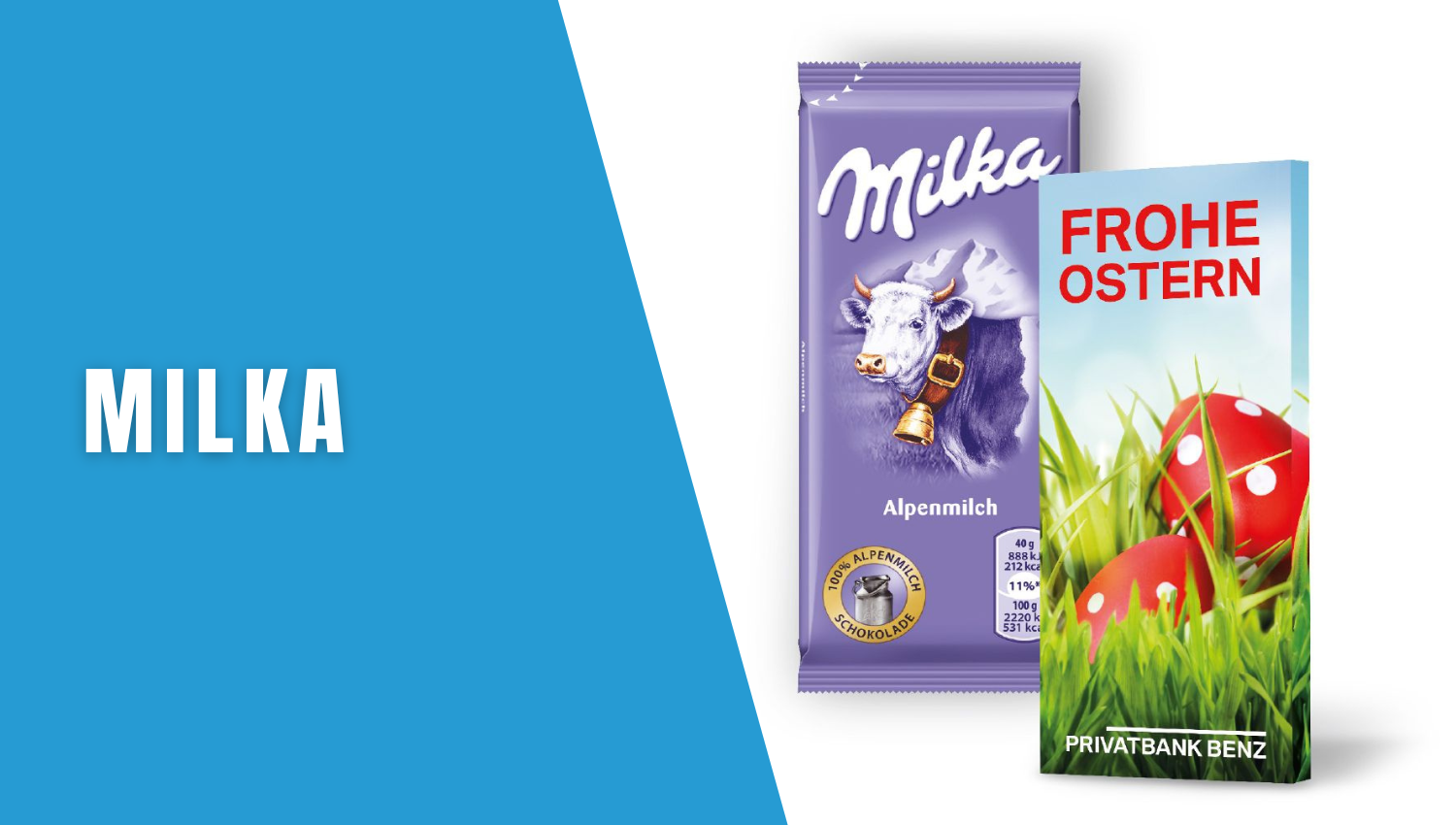 Werbesüßigkeiten von Milka