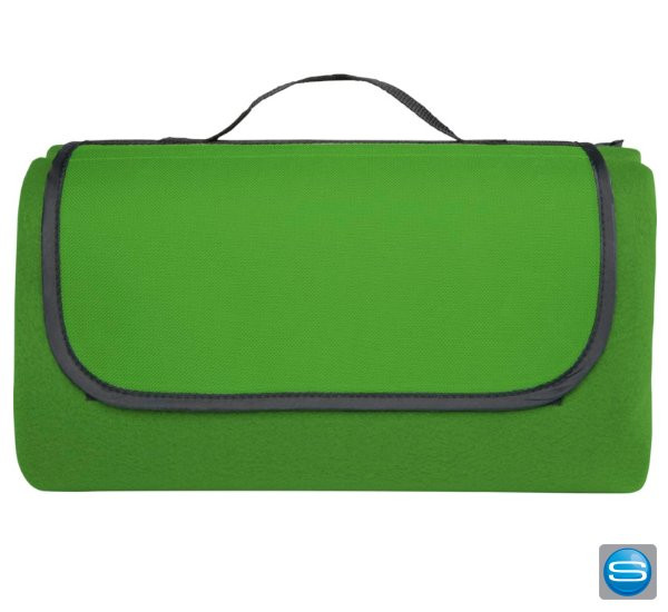 Picknickdecke mit Ihrem Logo bedruckt - Farbe: dunkelgrün